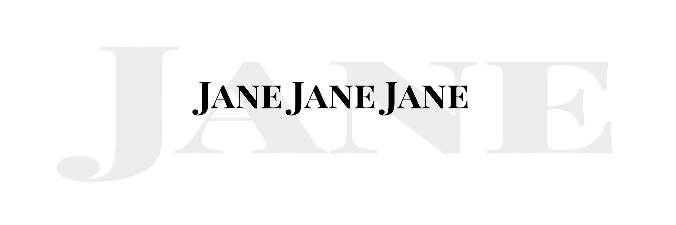JaneJaneJane_Playfair – Jane Jane Jane