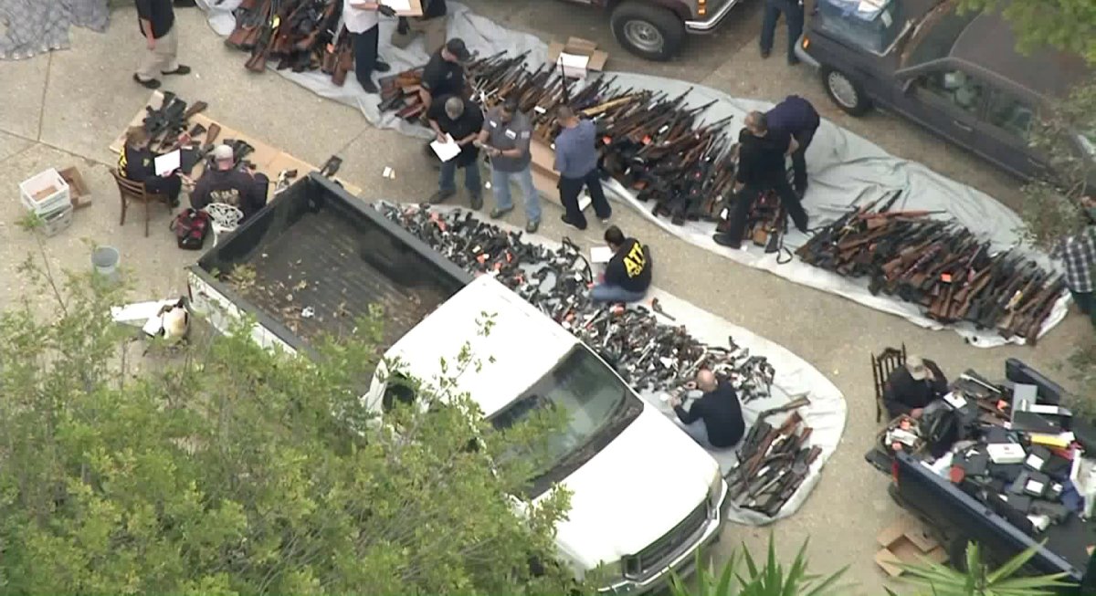 1 000 Guns Seized At Bel Air Mansion Jane Jane Jane